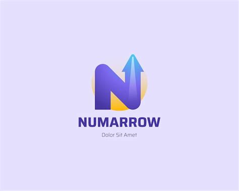 Premium Vector Colorful Letter N With Arrow Gradient Logo