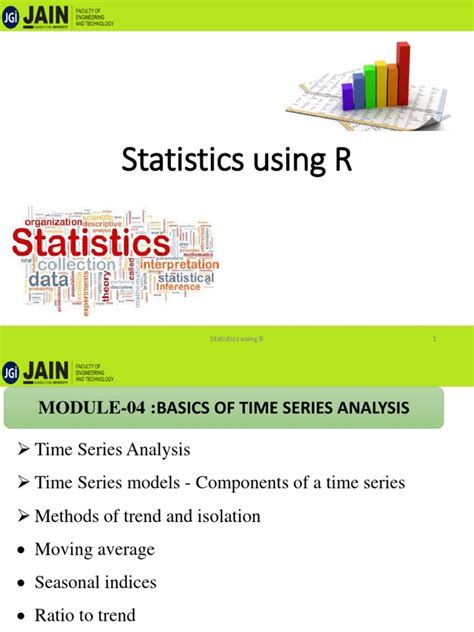Module 4 18bs5ai01 Statistics Using R Pdf Time Series Moving Average
