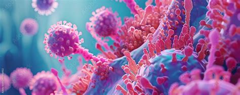 An Educational Poster In A Medical Laboratory Showing The Progression