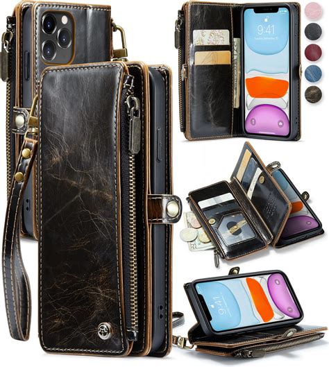 Amazon Com Defencase For Iphone Pro Wallet Case For Iphone Pro Case Wallet For Women Men