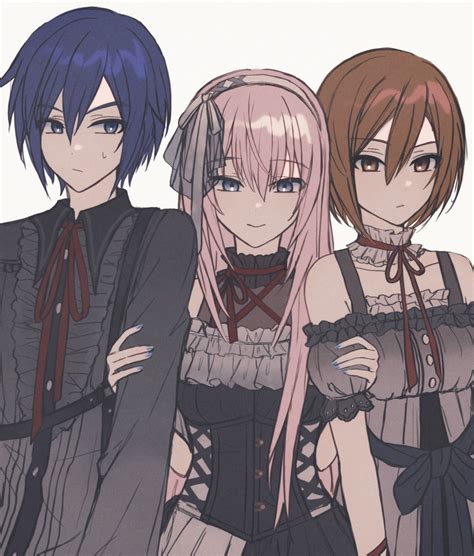 Myomyo0w0 25 Ji Kaito 25 Ji Luka 25 Ji Meiko Kaito Vocaloid