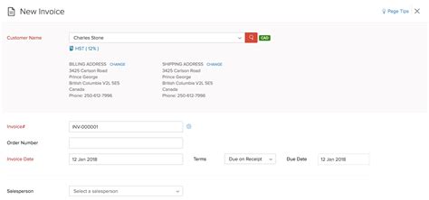 Invoice Creation Import And Customization Help Zoho Invoice