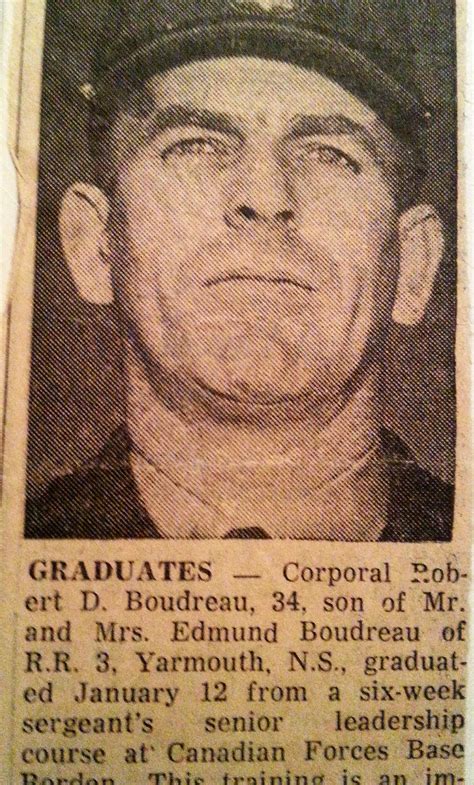 Sgt Robert Daniel Boudreau 1932 1999 Find A Grave Memorial