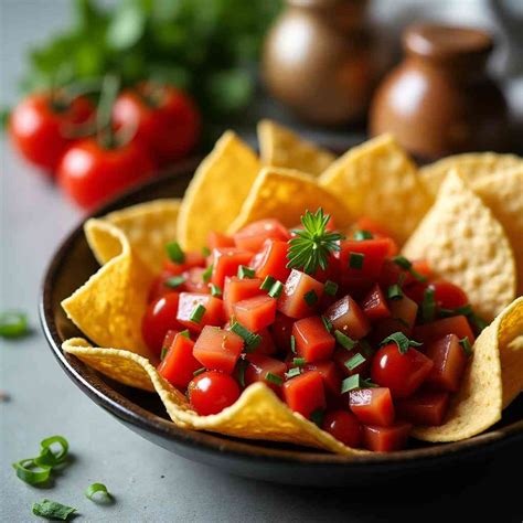 Fresh Tomato Salsa With Tortilla Chips Anna Meals