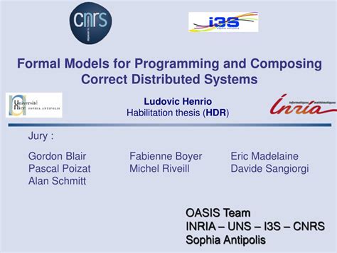 Ppt Formal Models For Programming And Composing Correct Distributed Systems Powerpoint