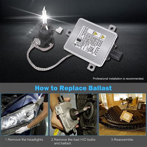 Buy W3T19371 Xenon HID Headlight Ballast with Igniter D2S Bulb Replacement for Acura TL TL-S TSX ...