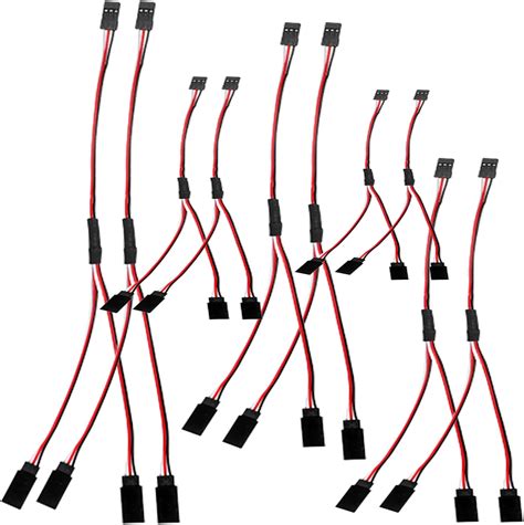 Servo Y Extension Cable Male Female Plug Servo Extension 1 To 2 Y