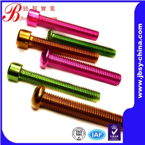 M6m20 Red Aluminum Bolt Colored Anodized Bolt Made In China Buy