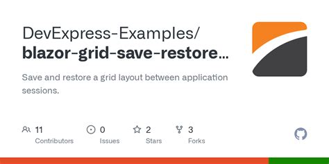 Blazor Grid Save Restore Layoutcssaveandrestorelayoutsaveandrestorelayoutpagesapirazor At