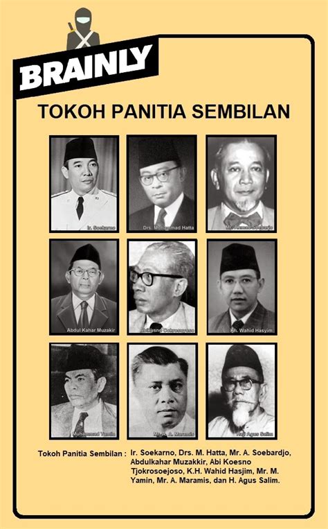 Detail Foto Anggota Panitia Sembilan Koleksi Nomer 39