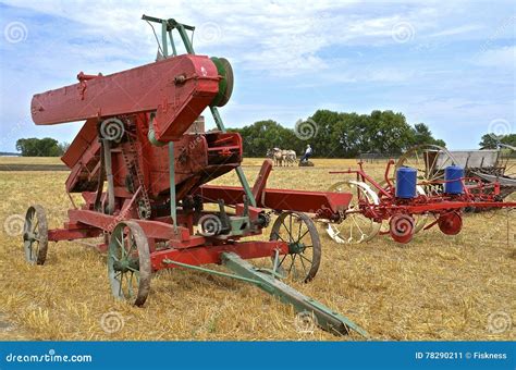 Antique Farm Machinery At A Farm Show Stock Image Image Of South