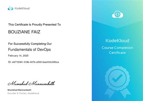 Fundamentals Of Devops Certificate Kodekloud Fundamentals Of Devops Certificate Kodekloud