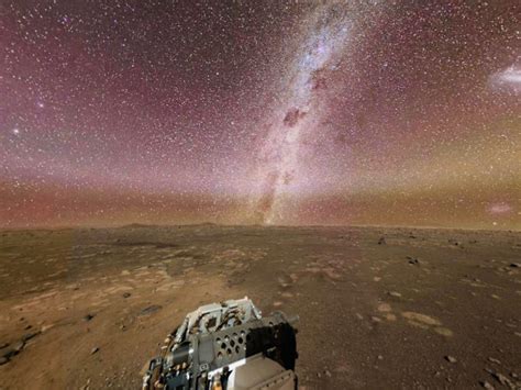 Night Sky View On Mars R Spaceporn