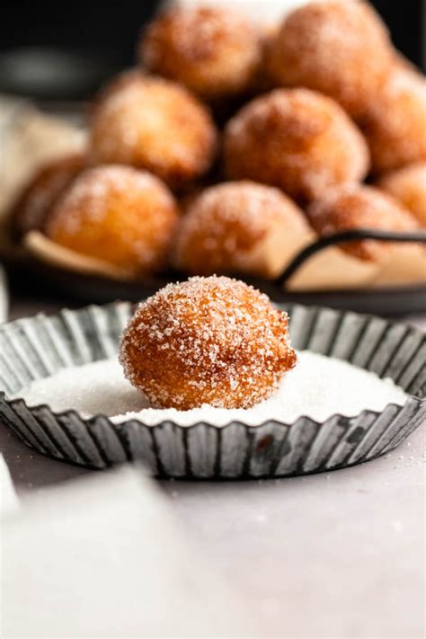 Fried Donut Holes (No Yeast) - Rich And Delish