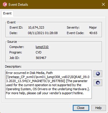 Timeout During Backup On Netapp CIFS GRID Community