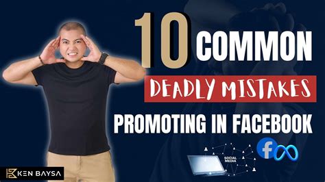 10 Common Deadly Mistakes Promoting In Facebook Youtube