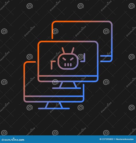 botnet icon monochrome simple cybercrime icon for templates web