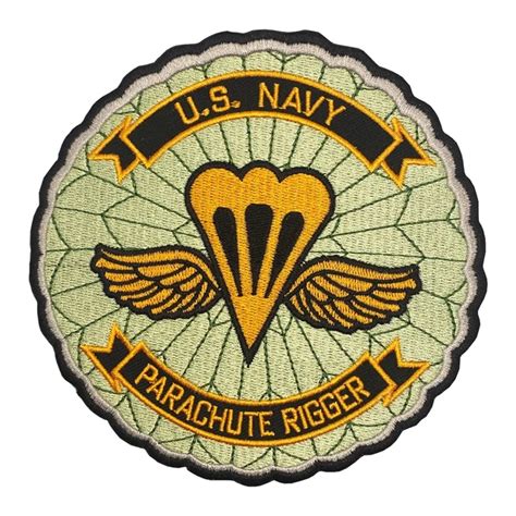 Us Navy Parachute Rigger Embroidered Patch 5 Inch Wax Backed With Merrowededge £9 58 Picclick Uk