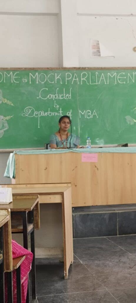The Mock Parliament Session Anurag Engineering College