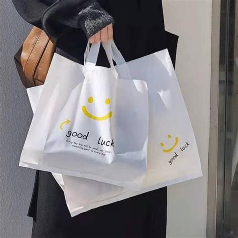 스마일 포장 봉투 비닐 고급 쇼핑백 Kk401 온채널