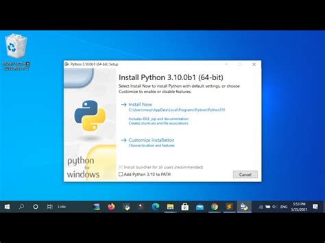 فیلم آموزشی نحوه دانلود و نصب پایتون 3100 در ویندوز فیلمهای Python