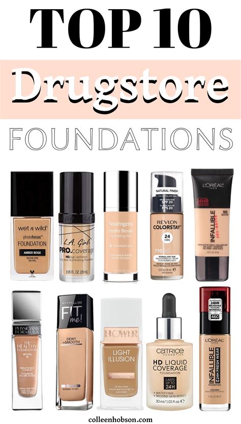 The 10 Best Drugstore Foundations For Flawless Coverage Artofit