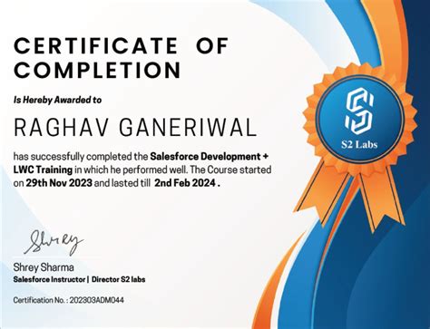 Raghav Ganeriwal On Linkedin Im Happy To Share That Ive Obtained A