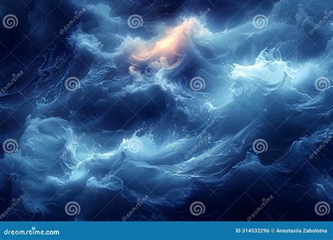 Luminous Ocean Symphony A Serene Minimalist Wave Dance Concept