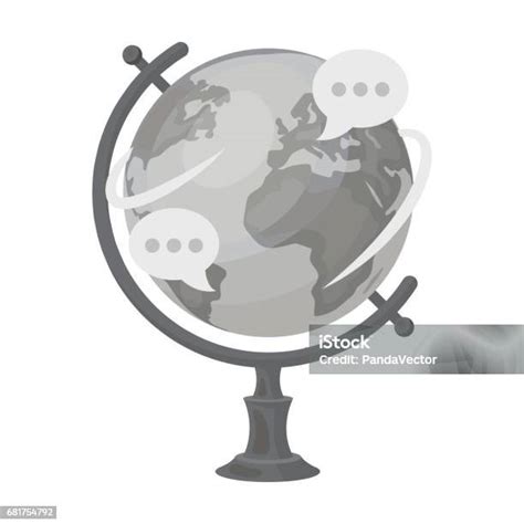 흰색 배경에 고립 된 단색 스타일의 다양 한 언어 아이콘의 글로브 인터프리터와 번역기 기호 스톡 벡터 일러스트입니다 0명에 대한 스톡 벡터 아트 및 기타 이미지 Istock