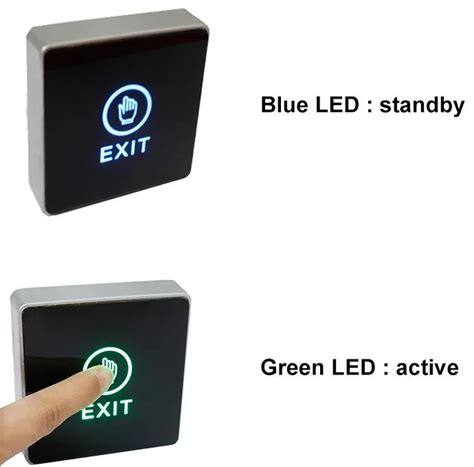 access control system touch exit button door release button