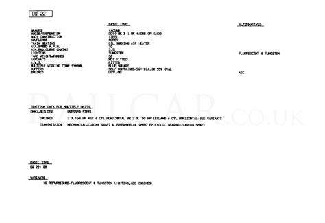 Class 121 Dmu Diagrams And Works Photos