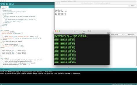 Arduino Uno Can T Ping ENC J Ethernet Shield Networking Protocols And Devices Arduino Forum