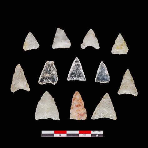 Small Triangular Projectile Points Historic Jamestowne