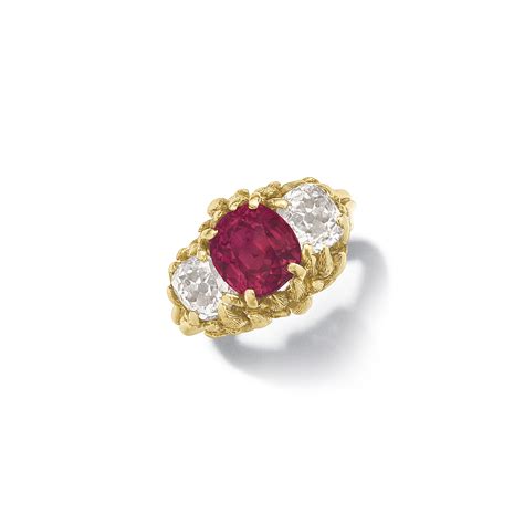 No Reserve Julius Cohen Ruby And Diamond Ring Christies