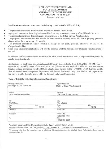 Fillable Online Application For The Small Scale Development Fax Email Print Pdffiller