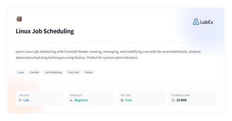 Linux Job Scheduling Labex