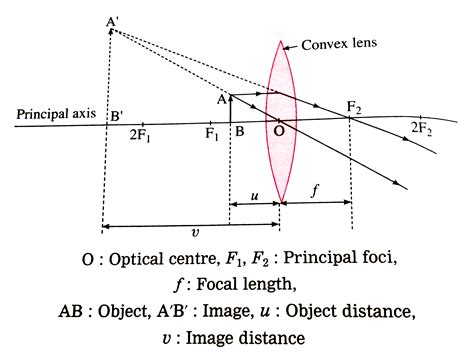 Convex Lens Diagram Labelled