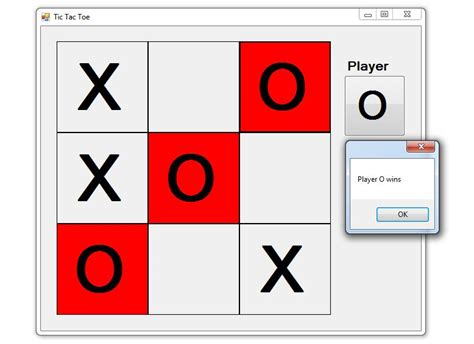 Develop Tic Tac Toe Game Using Basic Windows Form And C Dotnet Codes