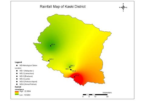 The Spatial Pattern Of The Coefficient Of Variation For The Annual