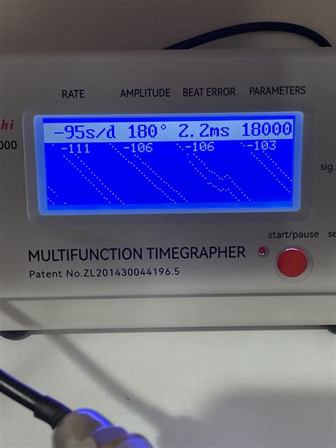 Timegrapher Interpretation Rwatchrepair