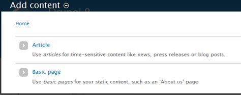 How To Create A Basic Page In Drupal 8 Inmotion Hosting