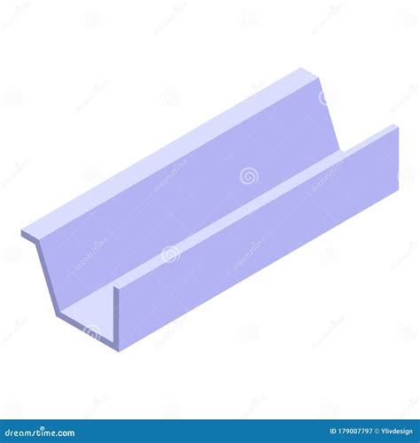 Drainage Gutter Icon Isometric Style Stock Vector Illustration Of Exterior Pipeline 179007797