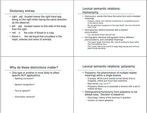 Lexical Semanticswsd1