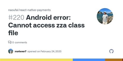 android error cannot access zza class file · issue 220 · naoufal