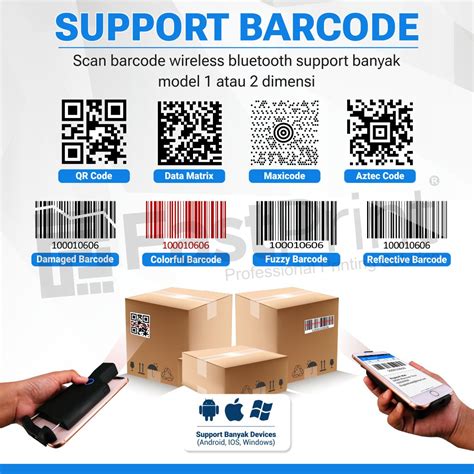 alat barcode scanner wireless bluetooth fast print fast print indonesia