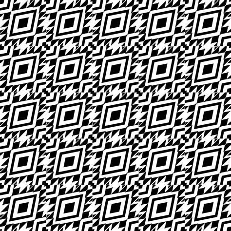 Black And White Seamless Geometric Pattern Background 15934532 Vector
