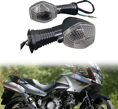 Motorcycle Turn Signal Light Indicator Lamp Compatible With Suzuki Gsf 600 650 1200 1250 N S