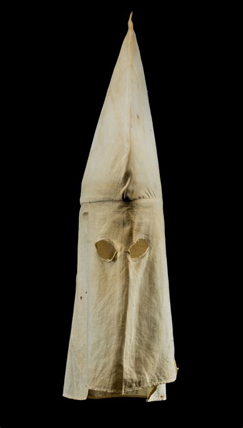 Ku Klux Klan Hood 1920s National Museum Of American History