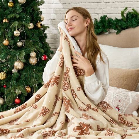 Refined Abode Design Luxury Sherpa Throw Blanket For Couch Reversible