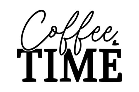 Hora Do Café Vetor Premium